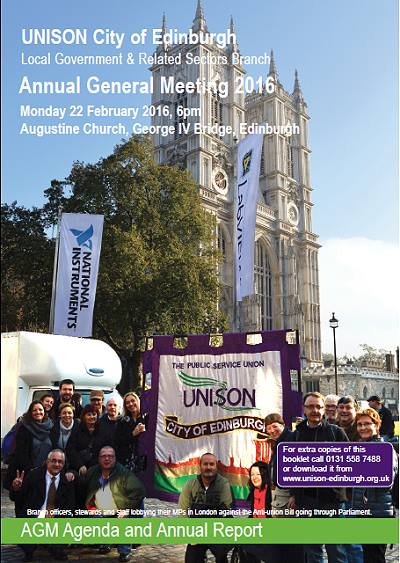 AGM 2016 - UNISON City of Edinburgh