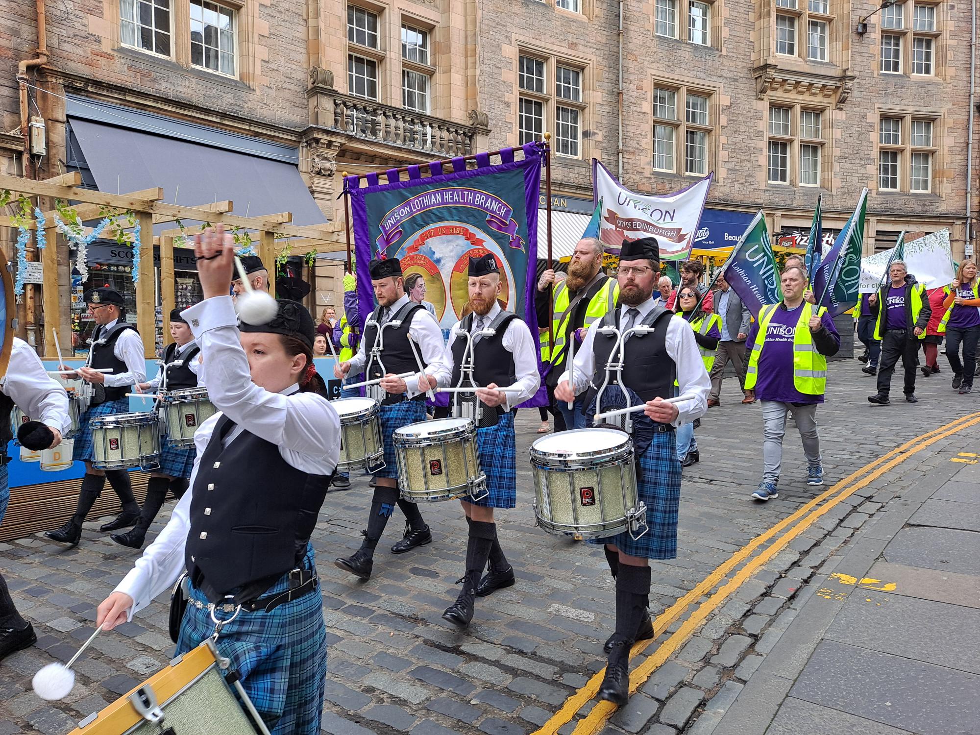 Edinburgh May Day march & rally 2022 - UNISON City of Edinburgh