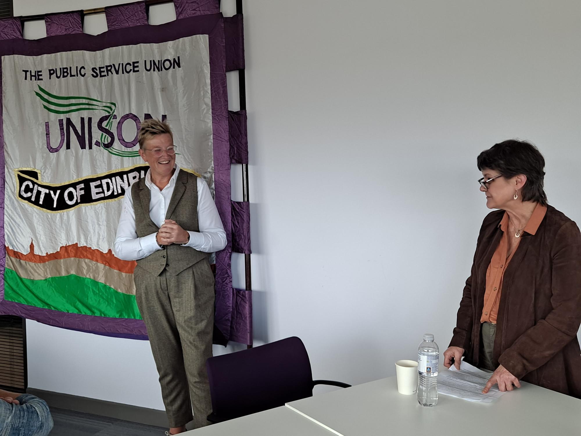 UNISON Edinburgh office & John Stevenson training room opening - UNISON ...