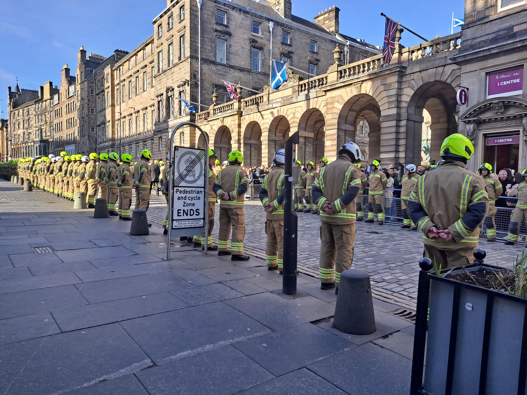Fire Fighter Barry Martin Funeral - UNISON City of Edinburgh