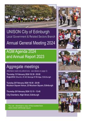 Your UNISON AGM - UNISON City of Edinburgh
