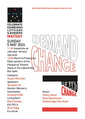 Edinburgh, Lothians & Borders May Day Event 2024 - UNISON City of Edinburgh