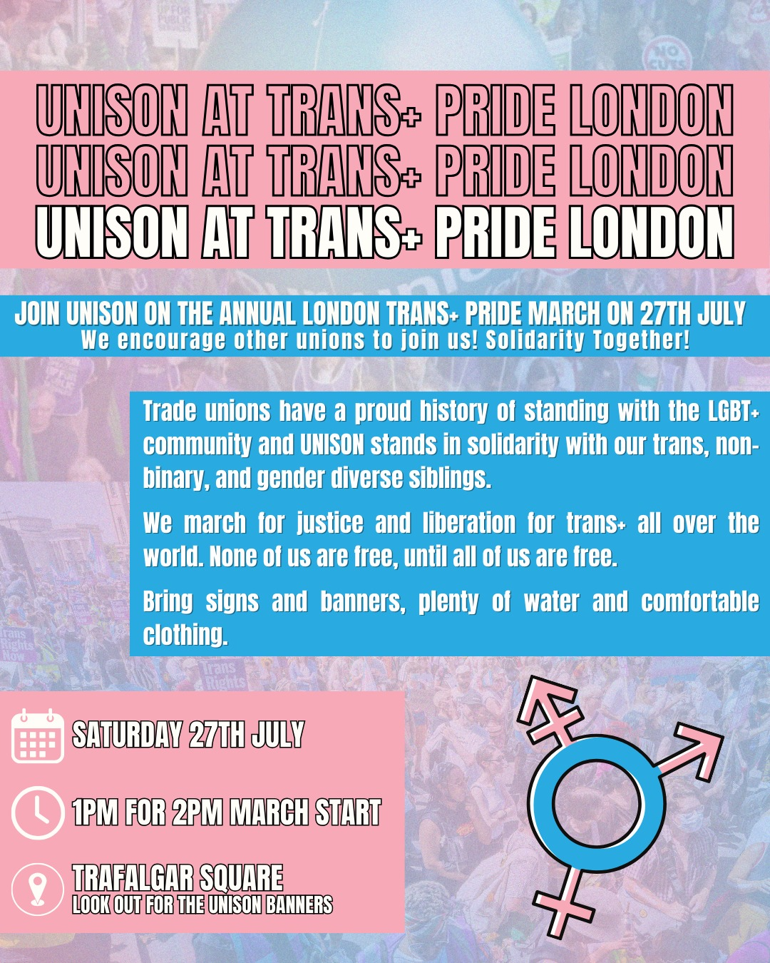 Trans+ Pride 2024 - UNISON City of Edinburgh