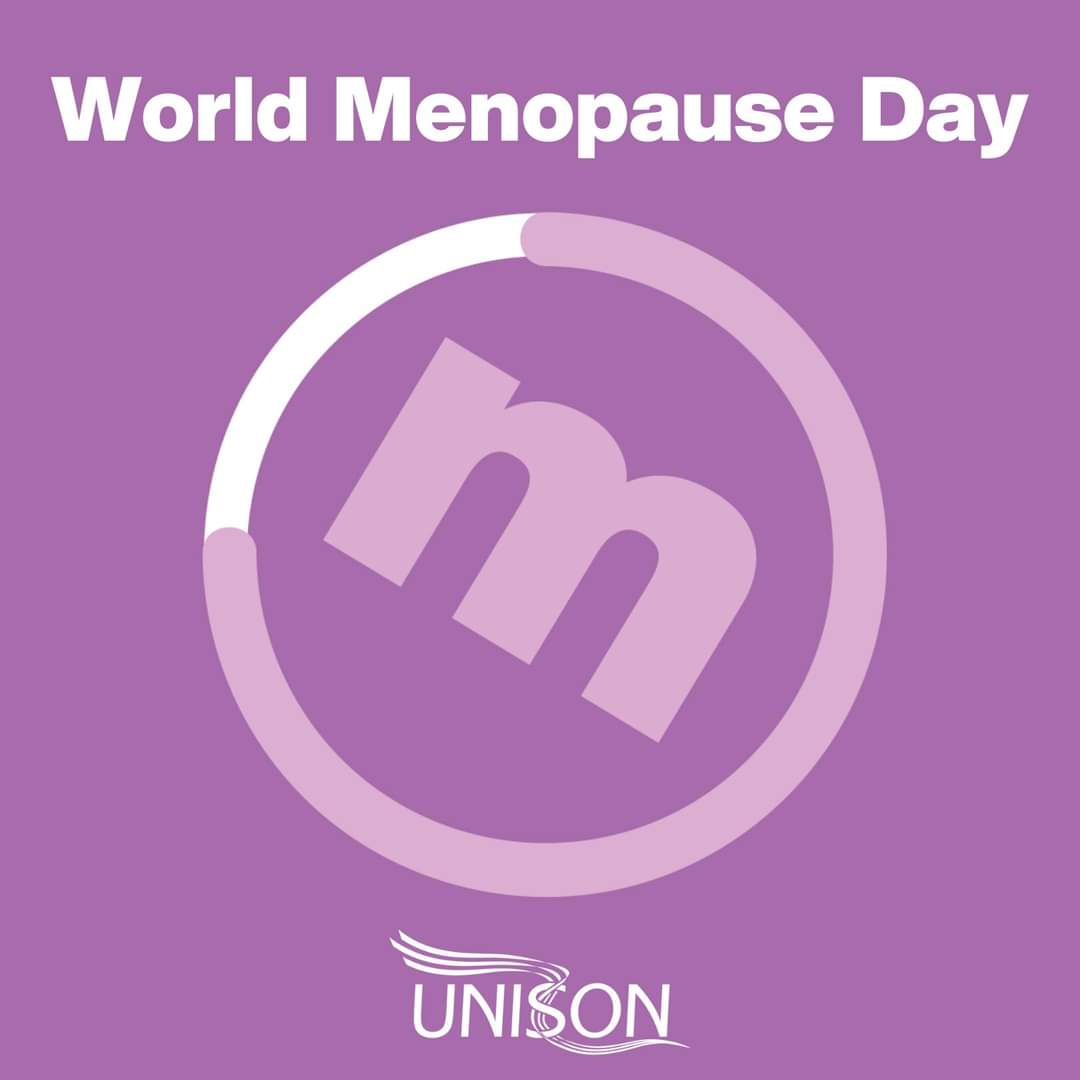 18th October is World Menopause Day - UNISON City of Edinburgh
