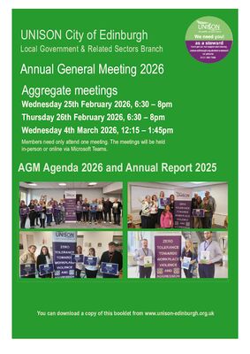 Your AGM 2026 - UNISON City of Edinburgh